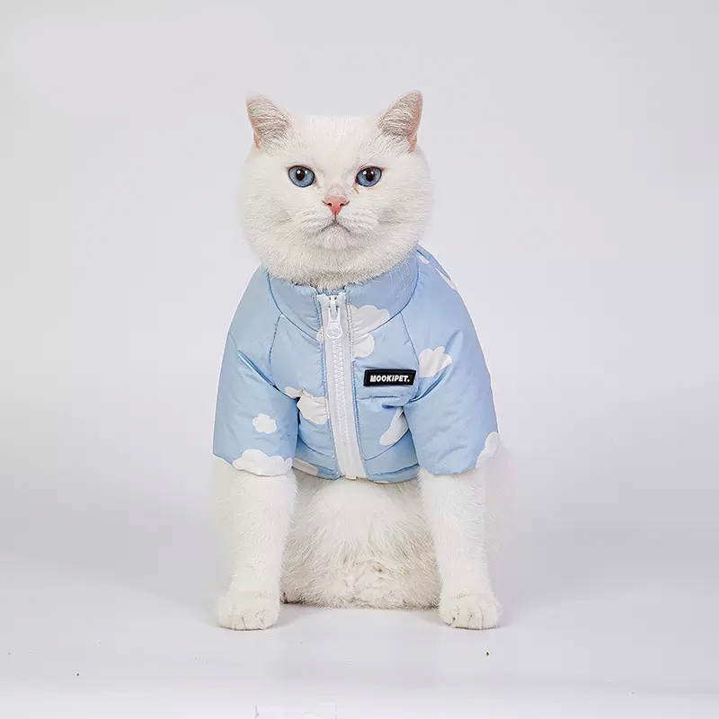Cat Clothes Warm Coats Padded Jackets Outdoor Raincoats – PIKAPIKA